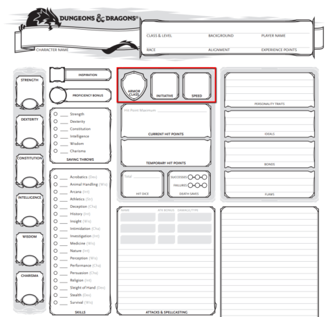 Character Sheets - D&D Newbie Sessions